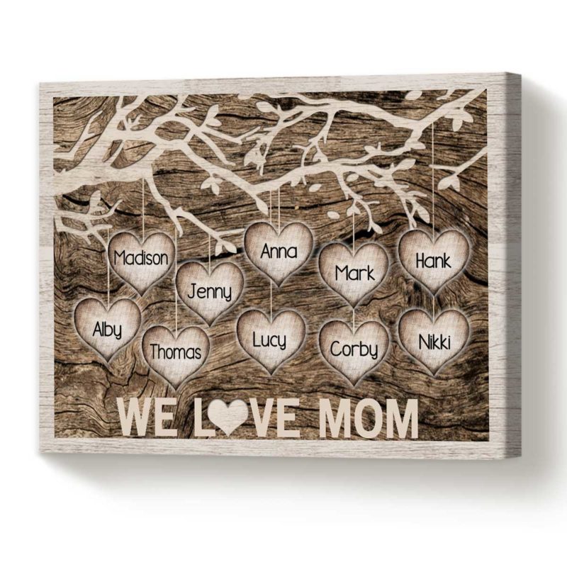 Custom Family Tree Memorial Stone - Personalized In Loving Memory ...