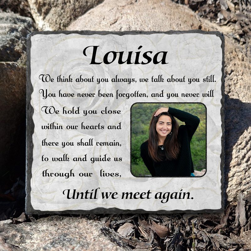 Personalized Memorial Stone For Loss Of Loved One - Customizable ...