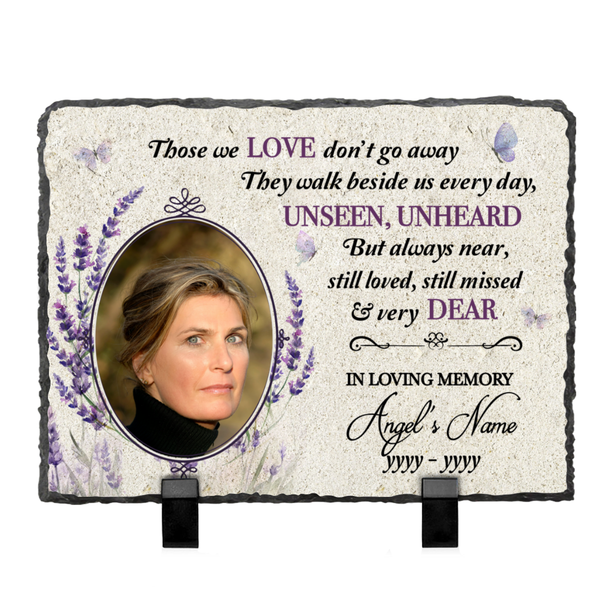 Personalized Lavender Memorial Garden Stones For Mom - Memorial Gift ...
