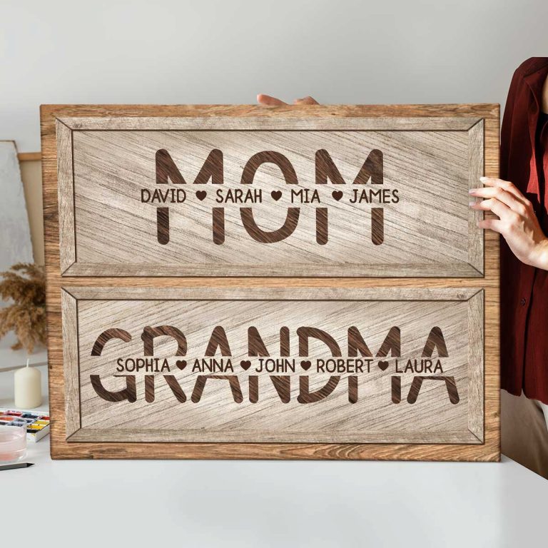 Grandma Mothers Day Gifts - Mom Grandma Sign With Names - Gifts For Mom ...